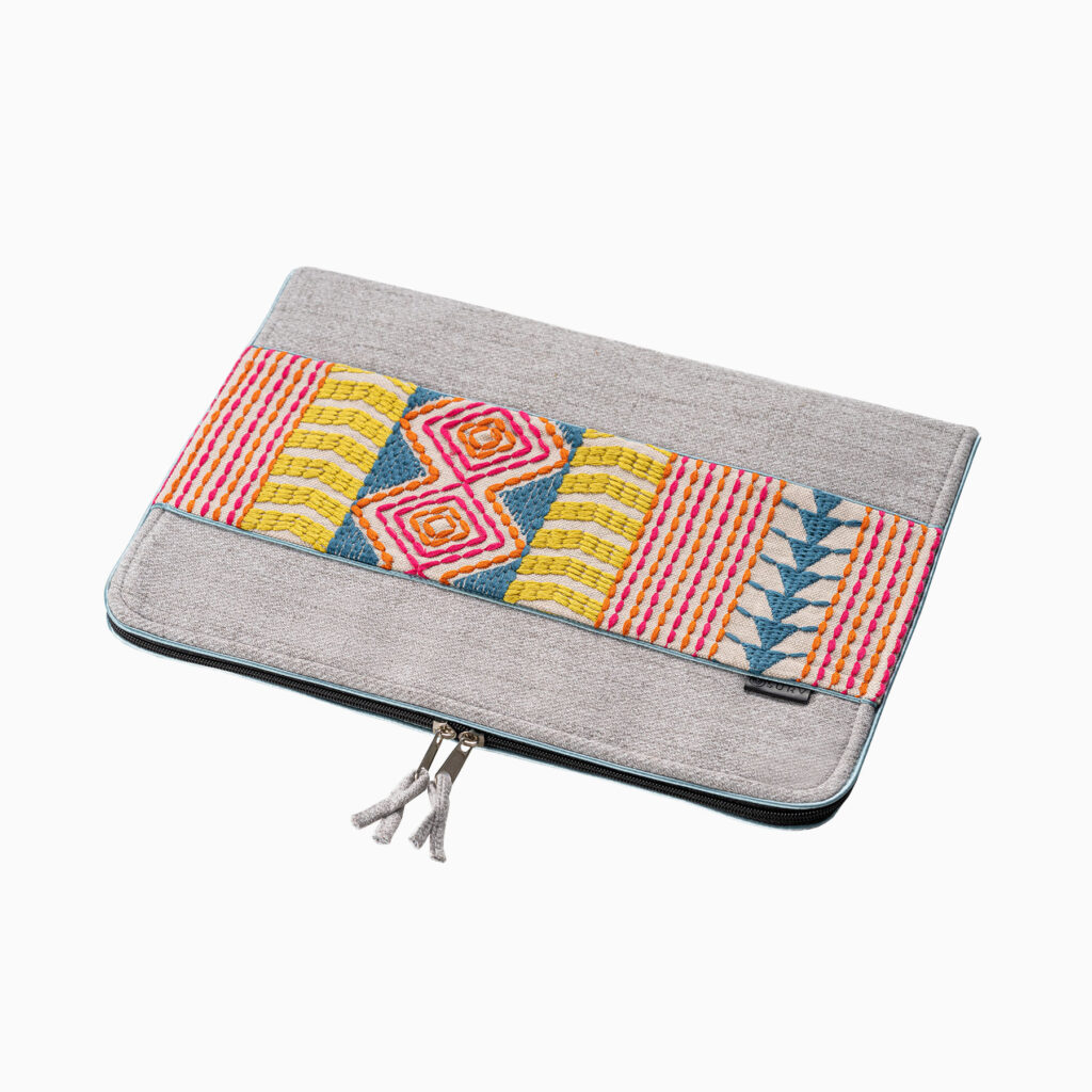 Boho Grey Laptop Case Sleeve - survband.com